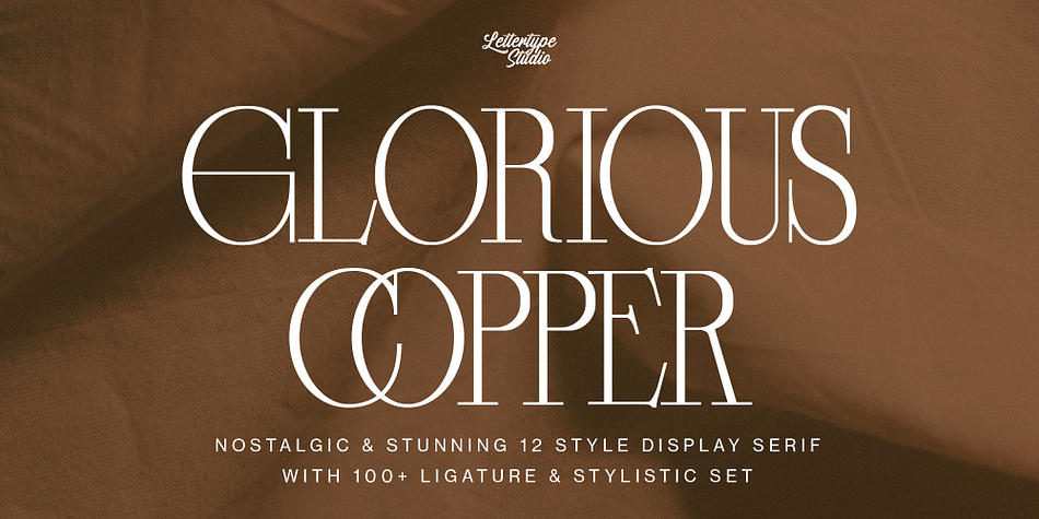 Glorious Copper Font