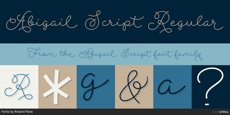 Abigail Script Regular Font