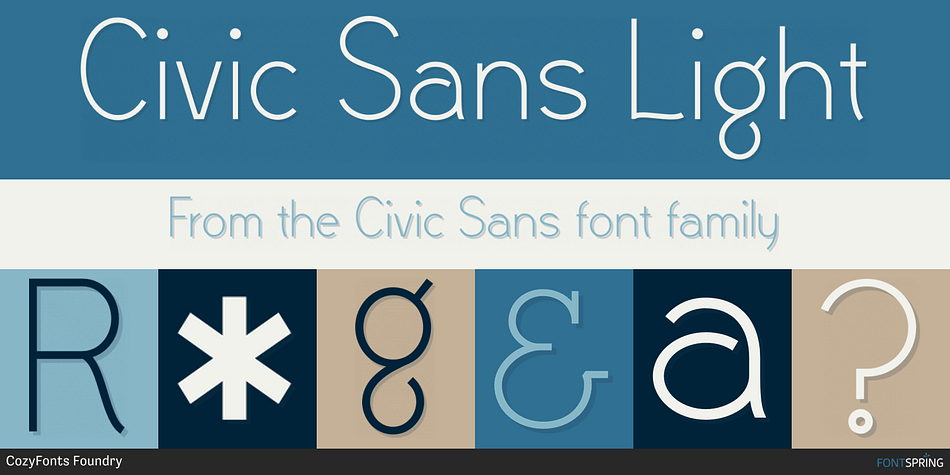Civic Sans Light Font