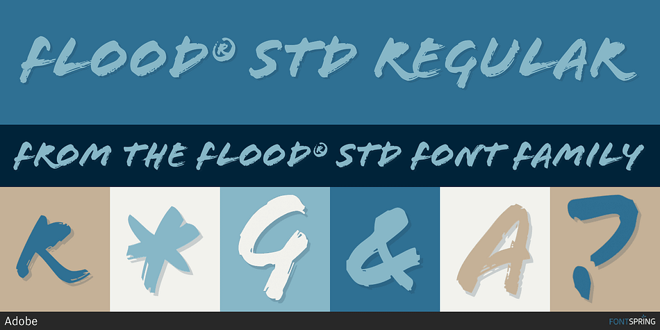 Flood® Std Family by Adobe - Fontspring