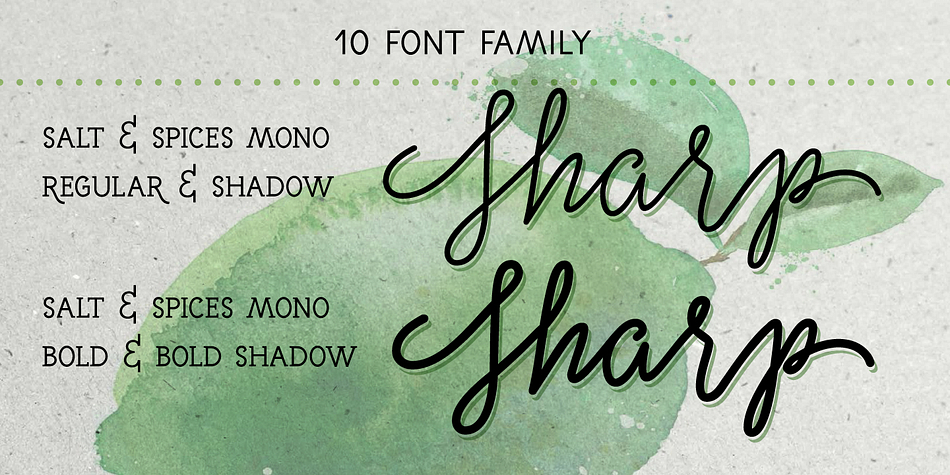 Salt & Spices Mono Font