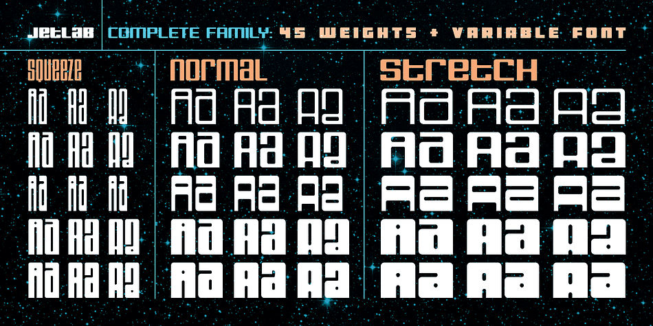 Jetlab Font