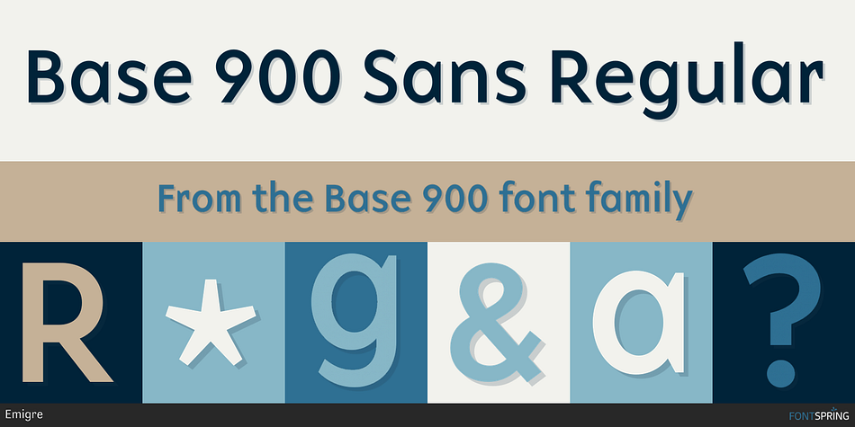 Base 900 Sans Regular And Bold Font