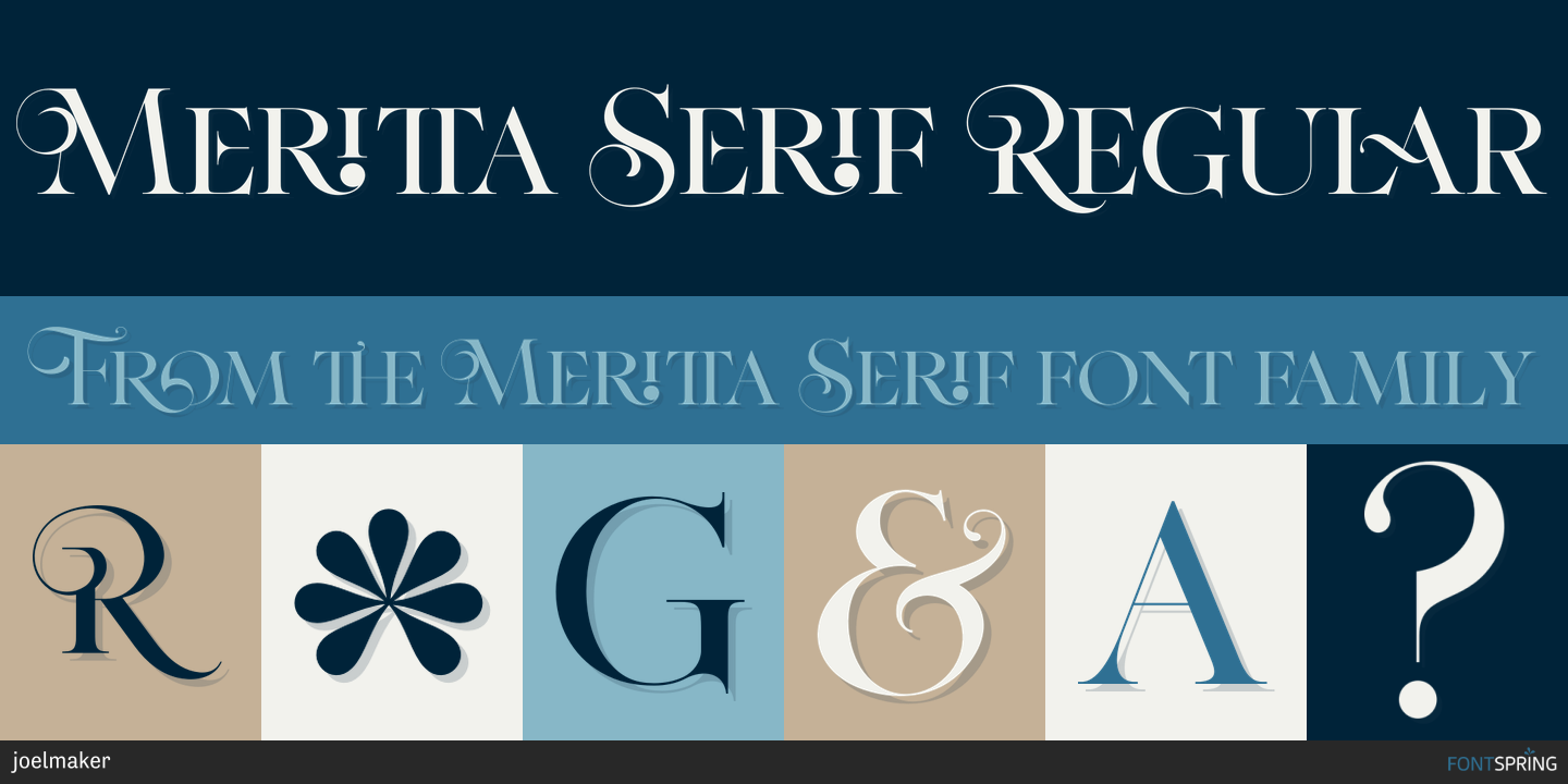 Fonts similar to Meritta Serif