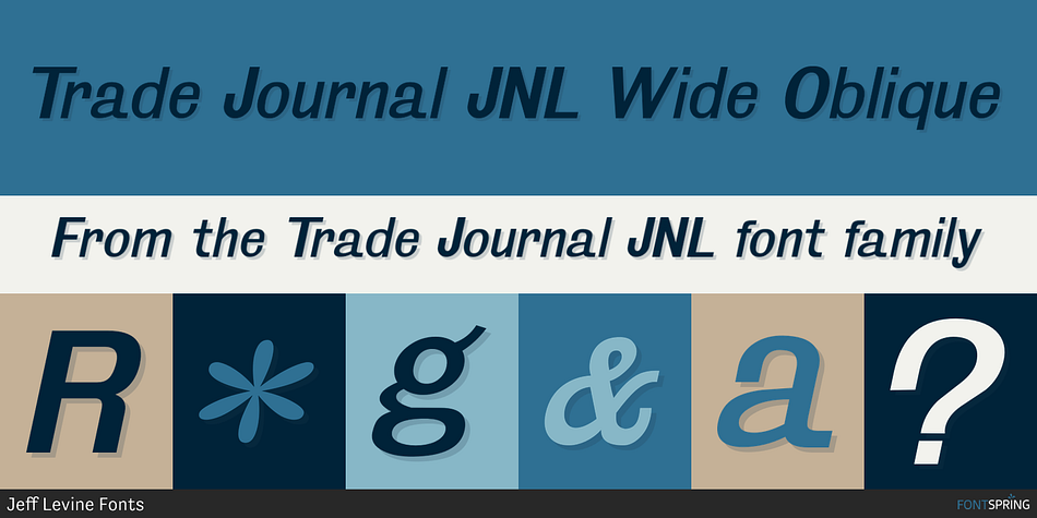 Trade Journal JNL Font