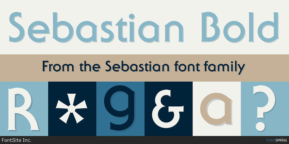 Sebastian Font Family by FontSite Inc. - Fontspring