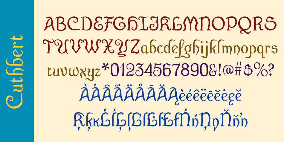 Cuthbert Font