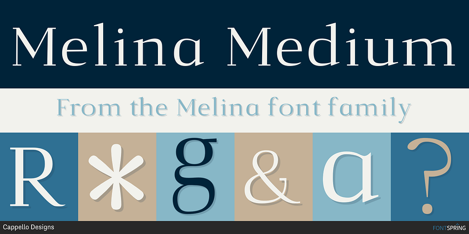Melina Medium Font