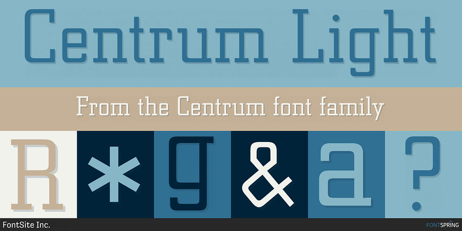 Centrum Font