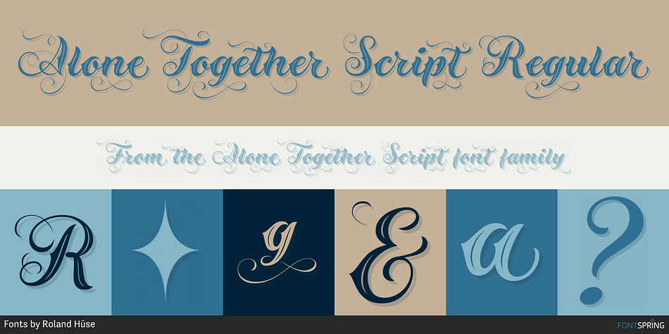 Alone Together Script Regular Font