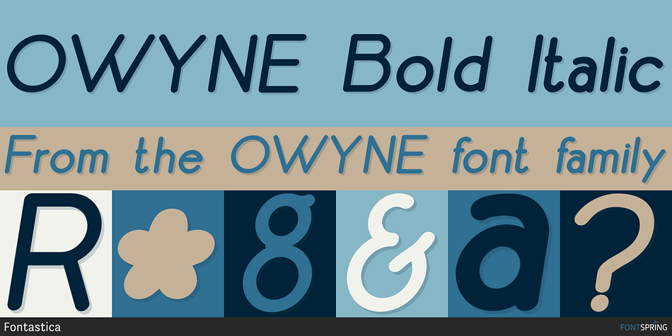 OWYNE Bold Italic Font