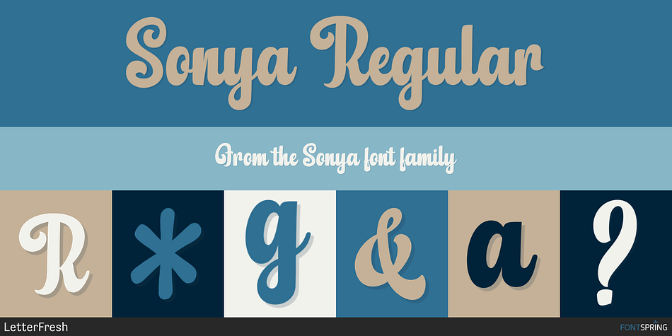 Sonya Regular Font