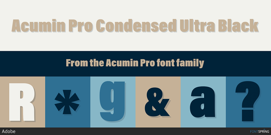 Acumin Pro Condensed Font