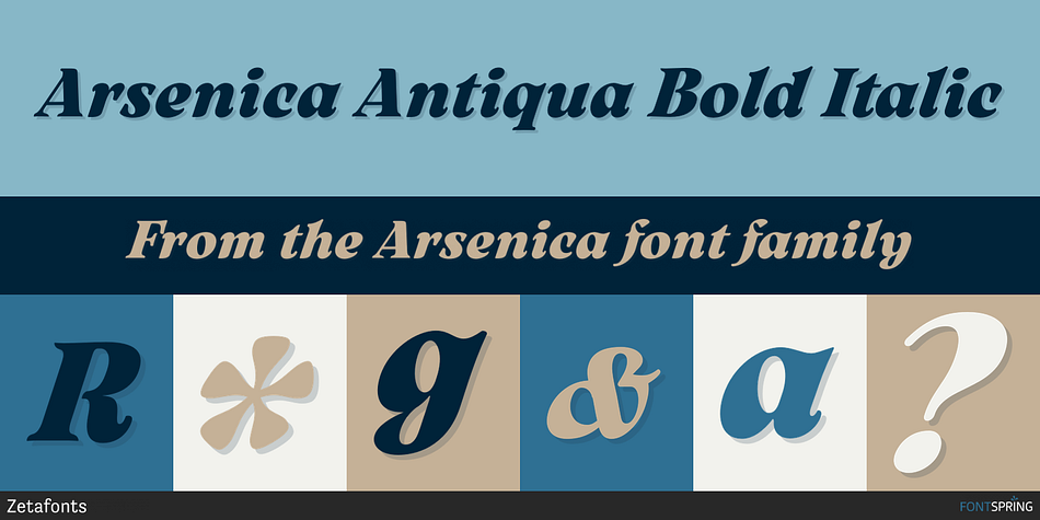 Arsenica Antiqua Pack Font