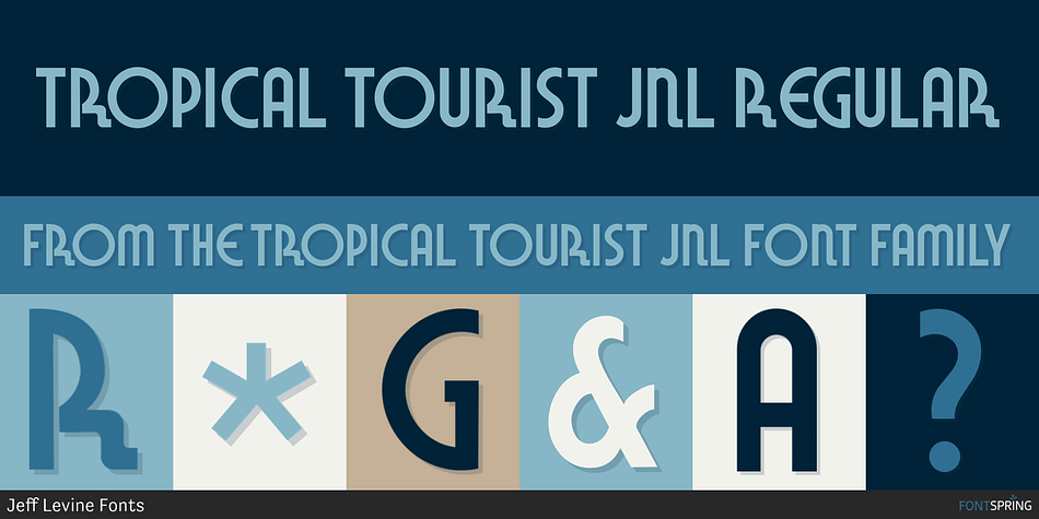 Tropical Tourist JNL Font