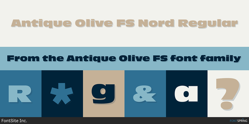 Antique Olive FS Nord Regular Font