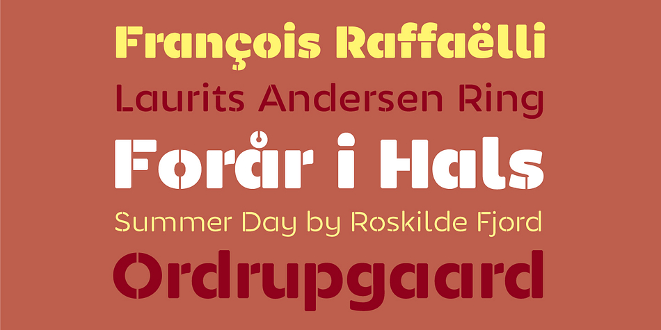 Monty Stencil Font
