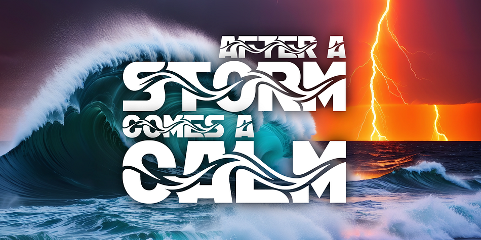 Wave Burn Font