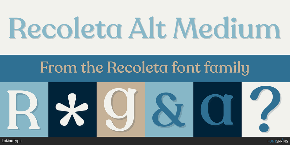 Recoleta Alt Font