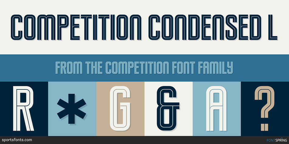 Competition Condensed L Font