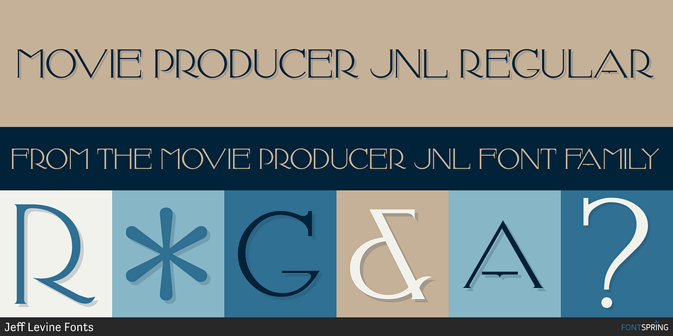 Movie Producer JNL Regular Font
