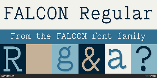 Fonts similar to FALCON
