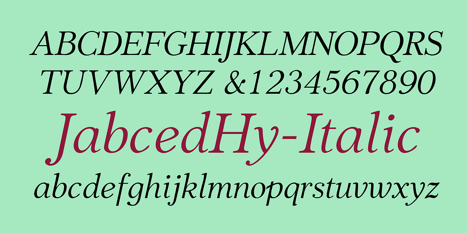 JabcedHy Font