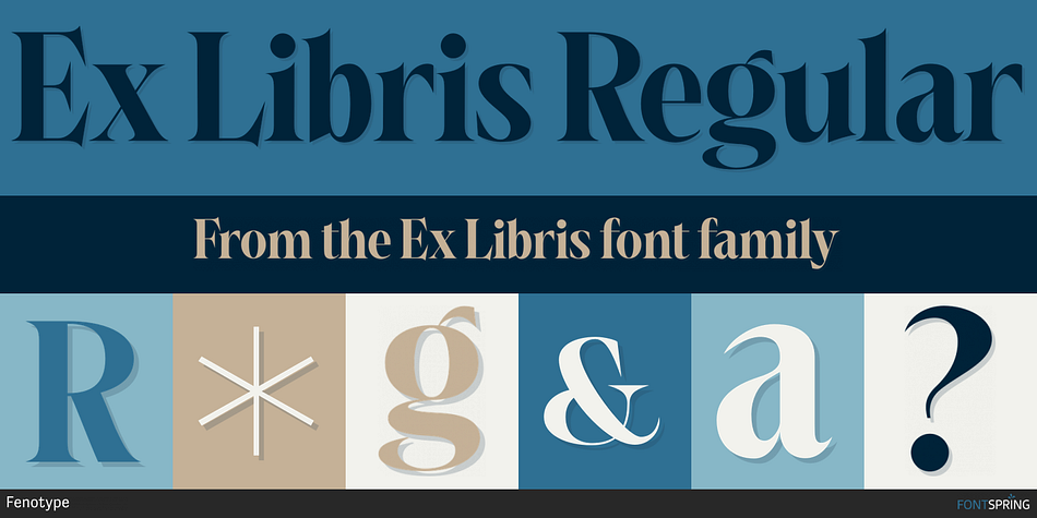 Ex Libris Regular Font