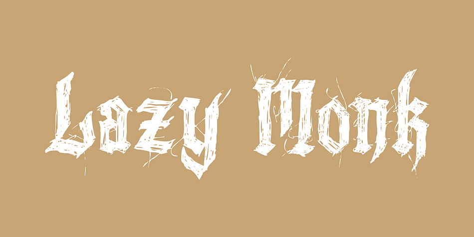 Lazy Monk Font | Fontspring