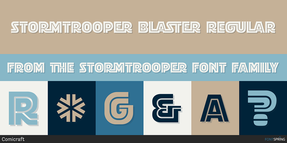 Stormtrooper Blaster Regular Font