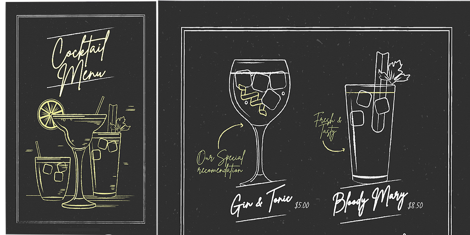 Blake Signature Font