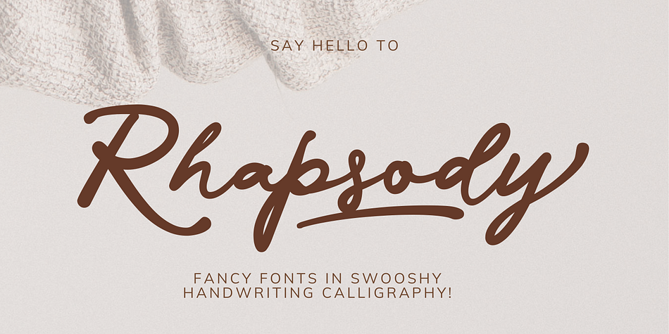Rhapsody Regular Font