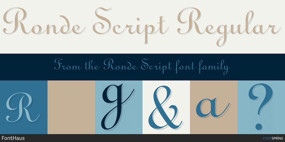 Ronde Script Regular Font