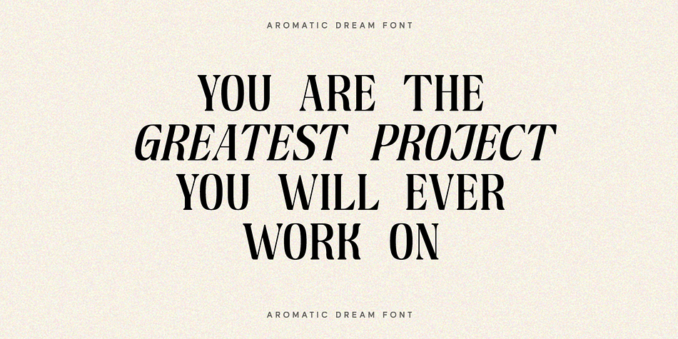 Aromatic Dream Font