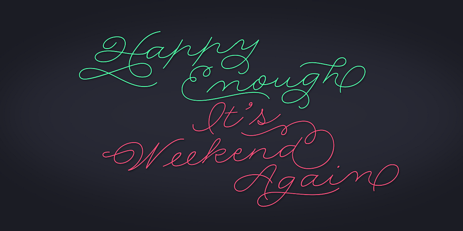 Rolling Pen Font