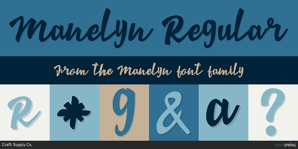 Manelyn Regular Font
