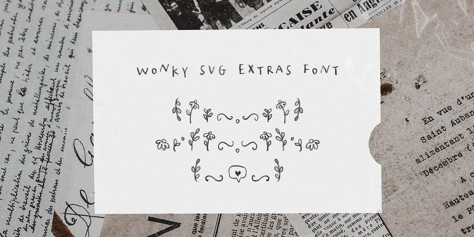 Wonky Font