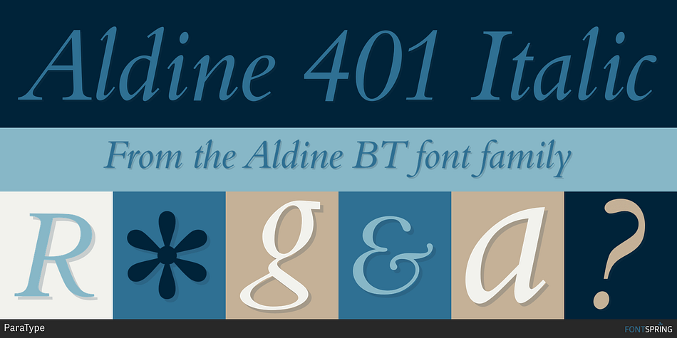 Aldine BT Font