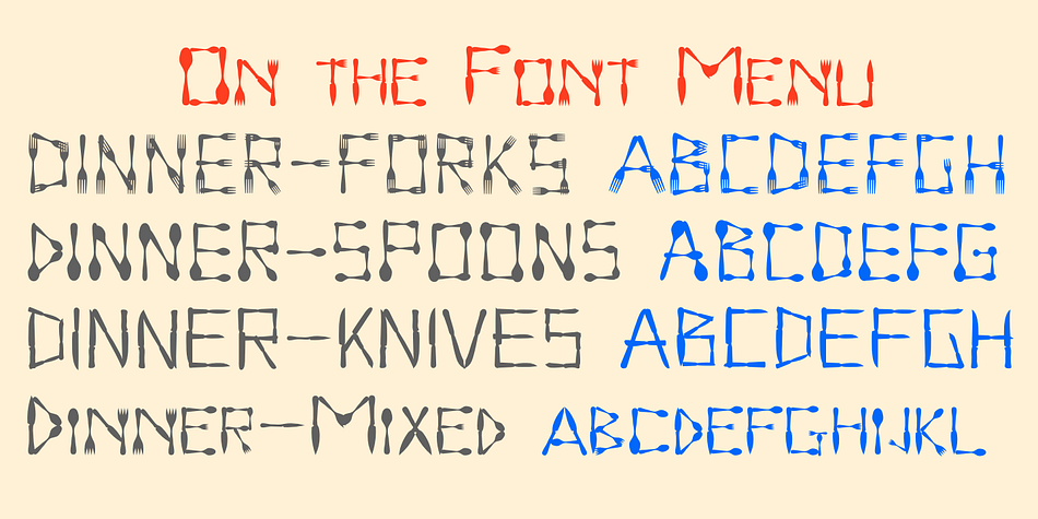 Dinner Font