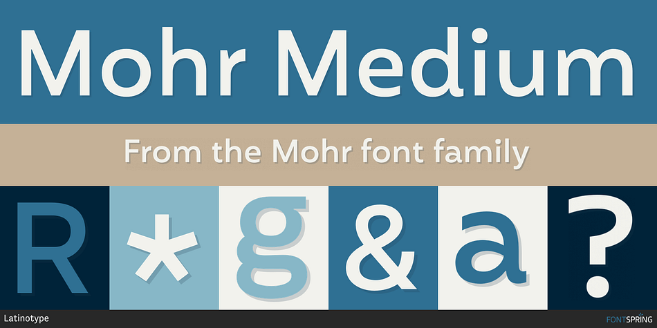 Mohr Medium Font