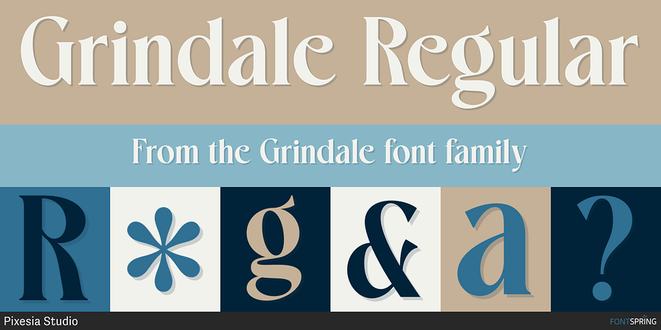 Grindale Regular Font