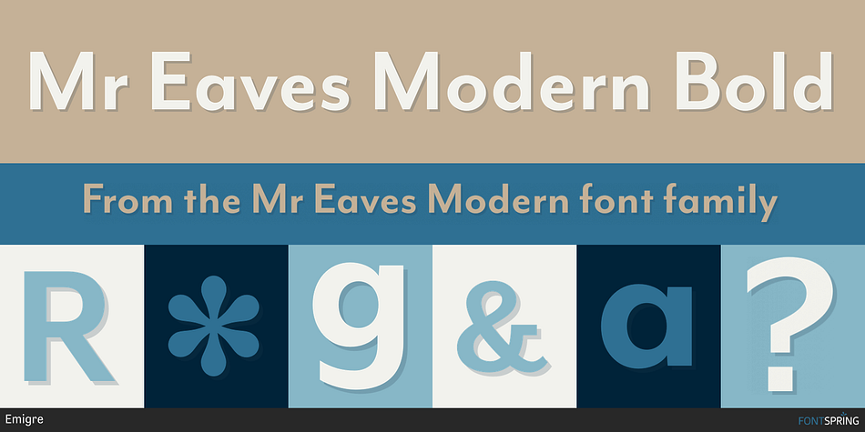 Mr Eaves Modern Regular Font
