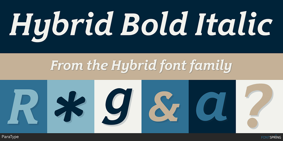 Hybrid Font