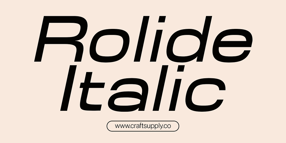 Rolide Font