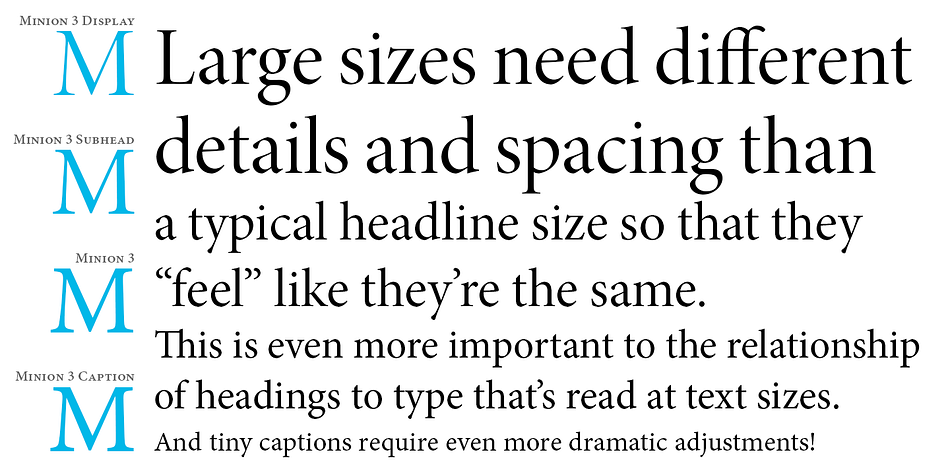 Minion 3 Font