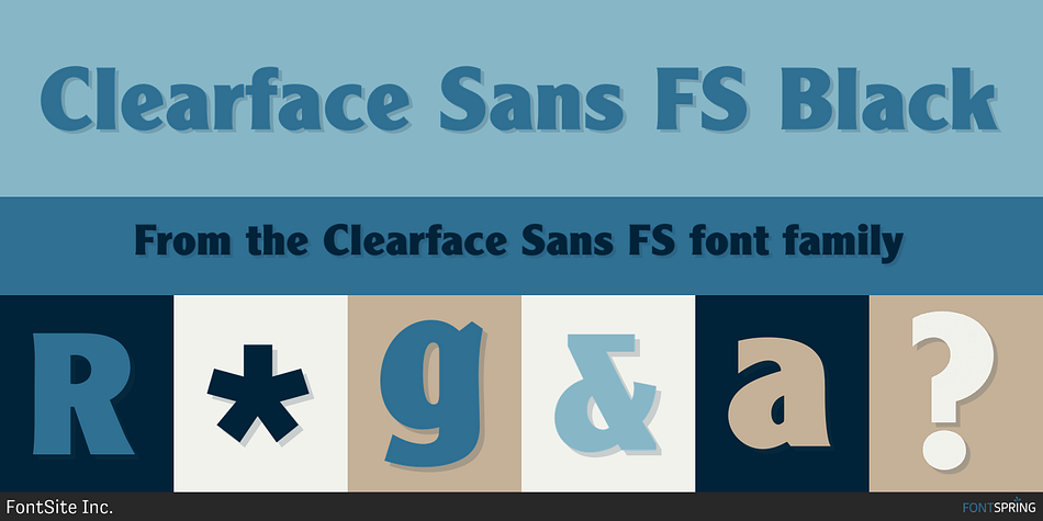 Clearface Sans FS Font