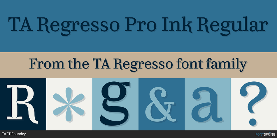 TA Regresso Pro Ink Regular Font