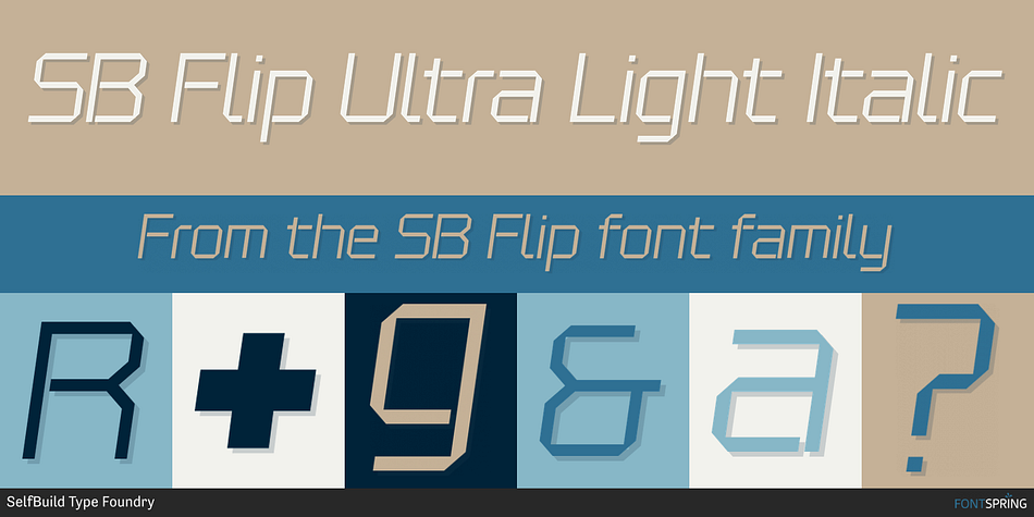 SB Flip Font
