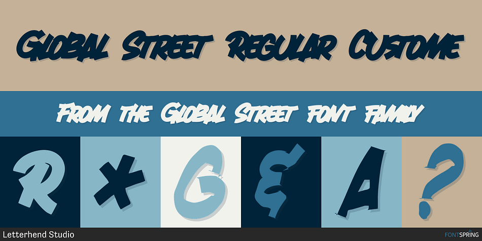 Global Street Regular Custome Font