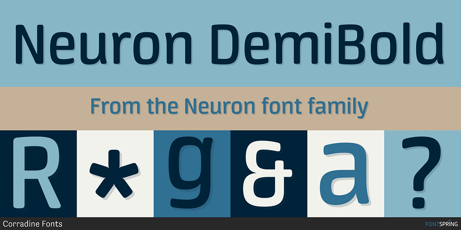 Neuron DemiBold Font